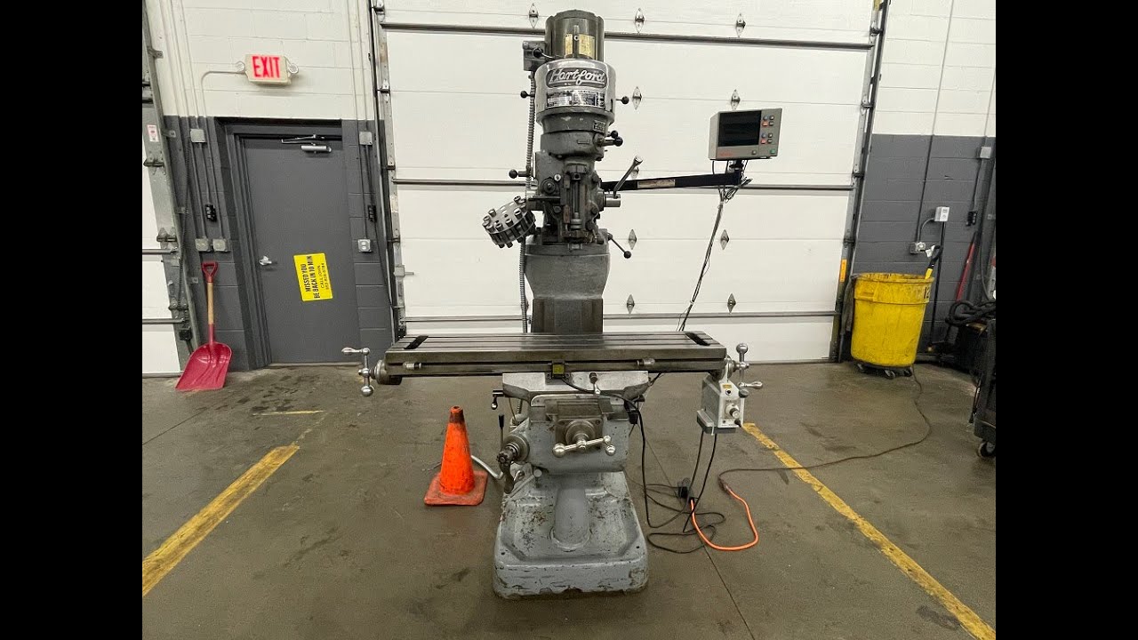 Hartford 2S Manual Turret Milling Machine - YouTube