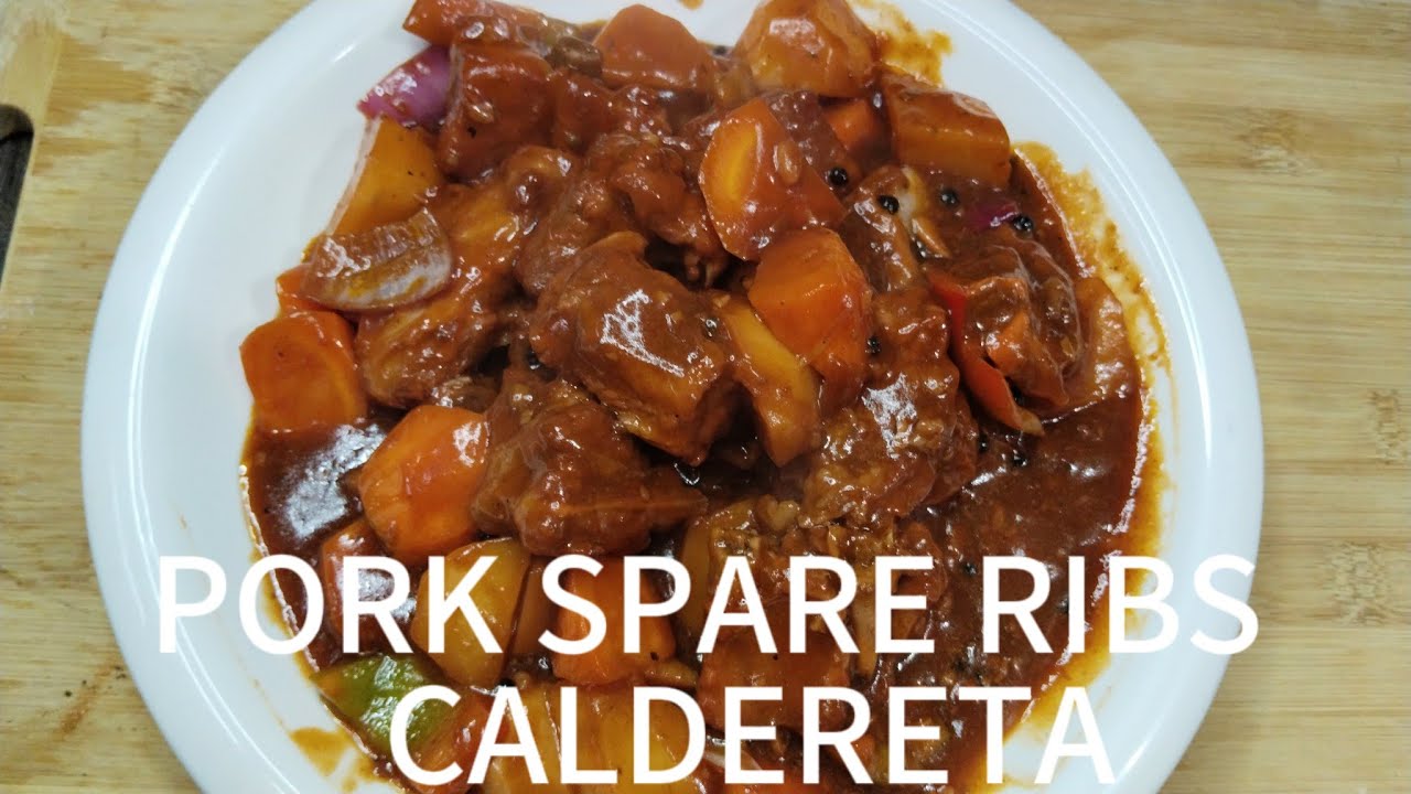 Delicious Pork Spare ribs caldereta - YouTube