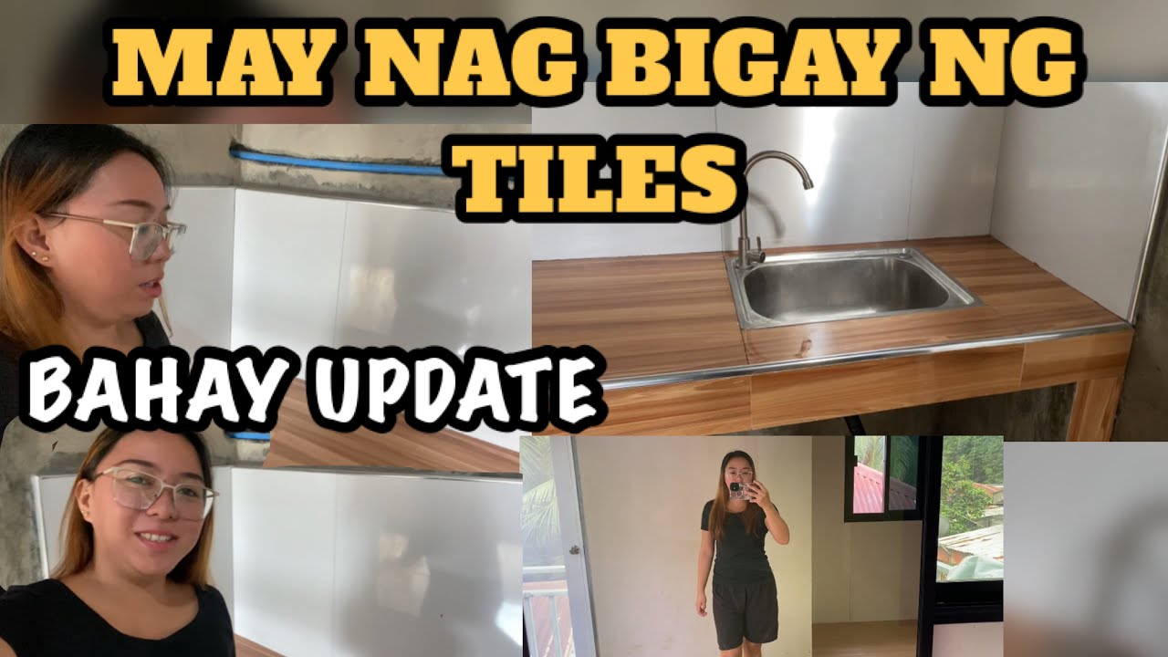UPDATE SA BAHAY | MERONG NAG SPONSOR SA TILES | @SimplyAmory - YouTube