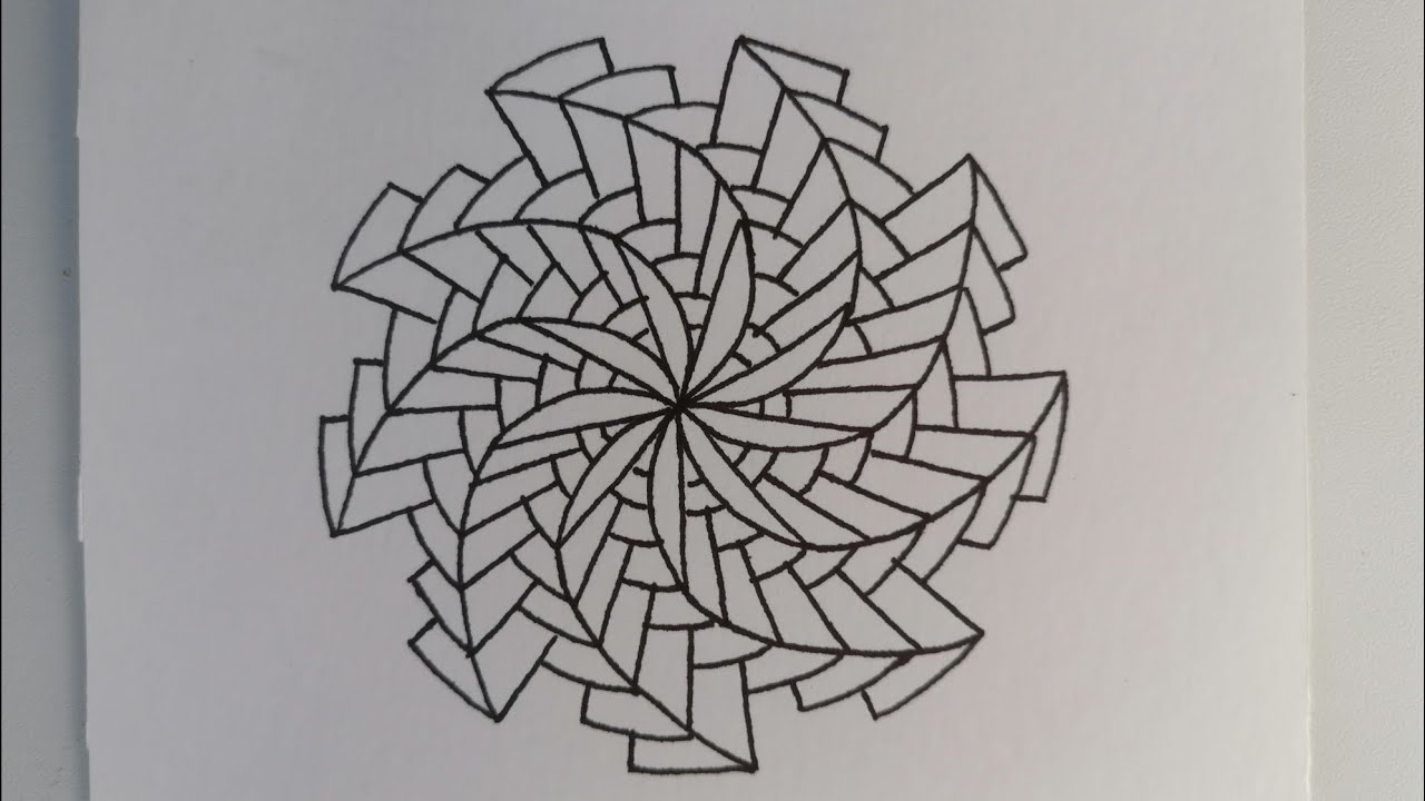 Mandala drawing tutorial, how to draw mandalas easy - YouTube