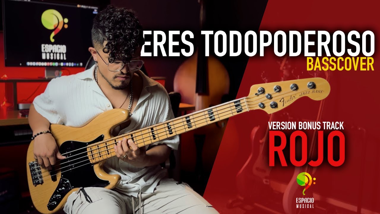 Eres Todopoderoso - Rojo | BASS COVER | *2024* / Musica Cristiana - YouTube