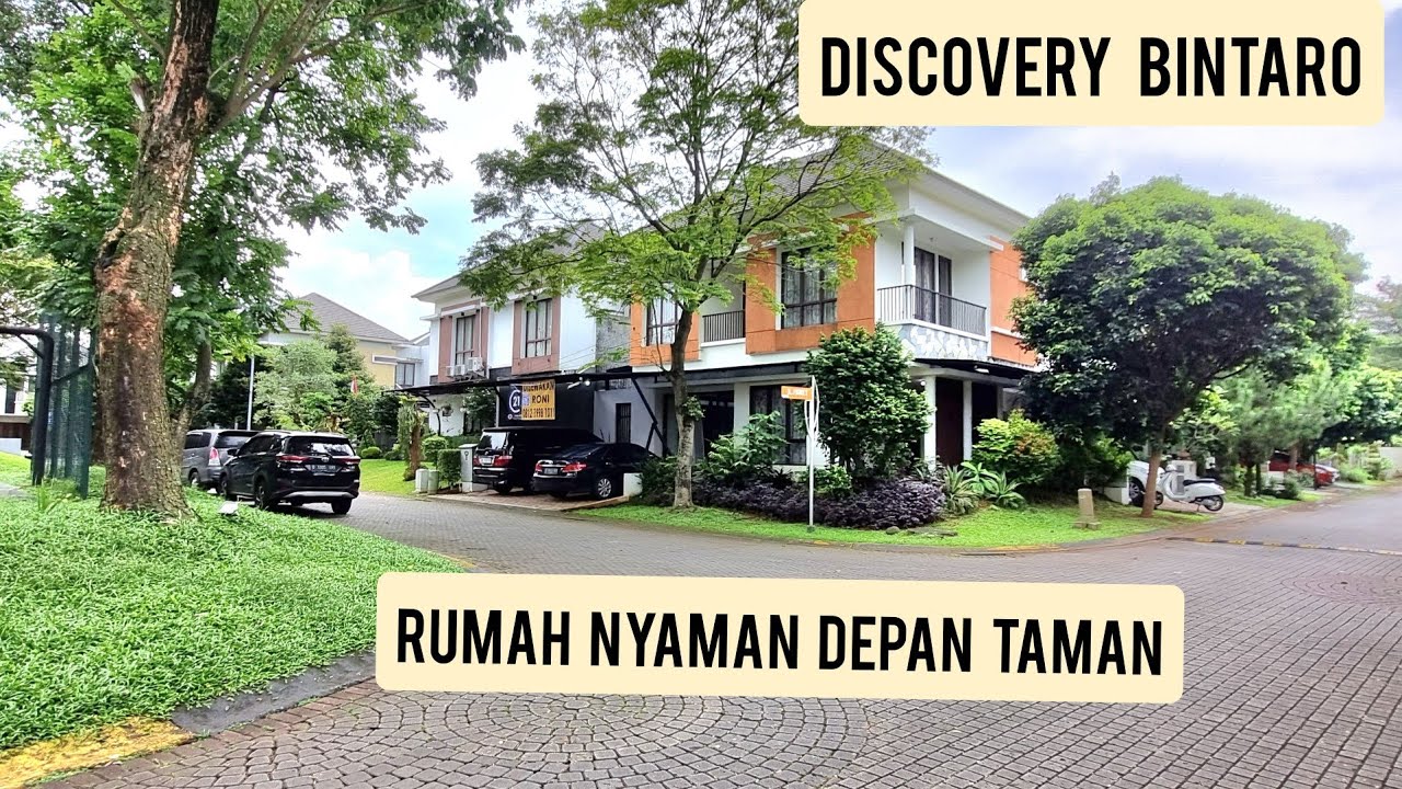 TERSEWA ....RUMAH DISCOVERY BINTARO JAYA, DEPAN TAMAN, NYAMAN BANGET ...