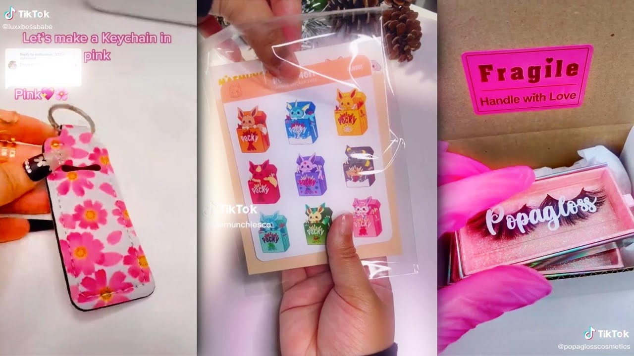 💞Small Business Packaging Order - ASMR TikTok Compilation #14 - YouTube