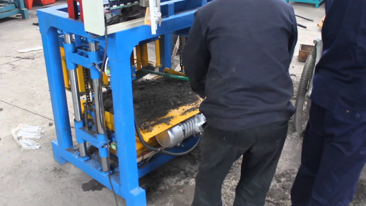 QT4-35A Low investment high return semi-auto small block making machine ...