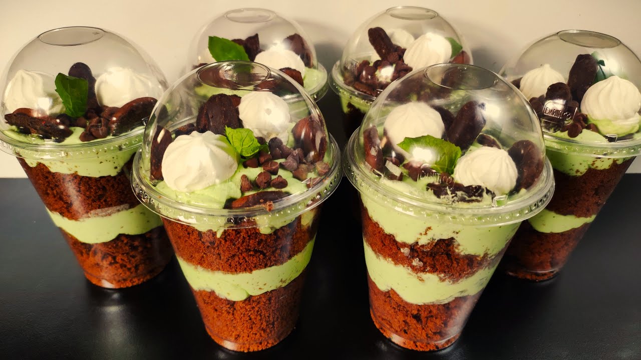 Postres de menta y chocolate para negocio - YouTube