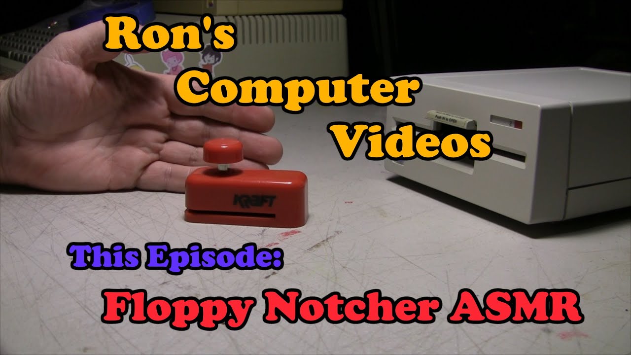 Ron's Computer Videos - Floppy Notcher ASMR - YouTube