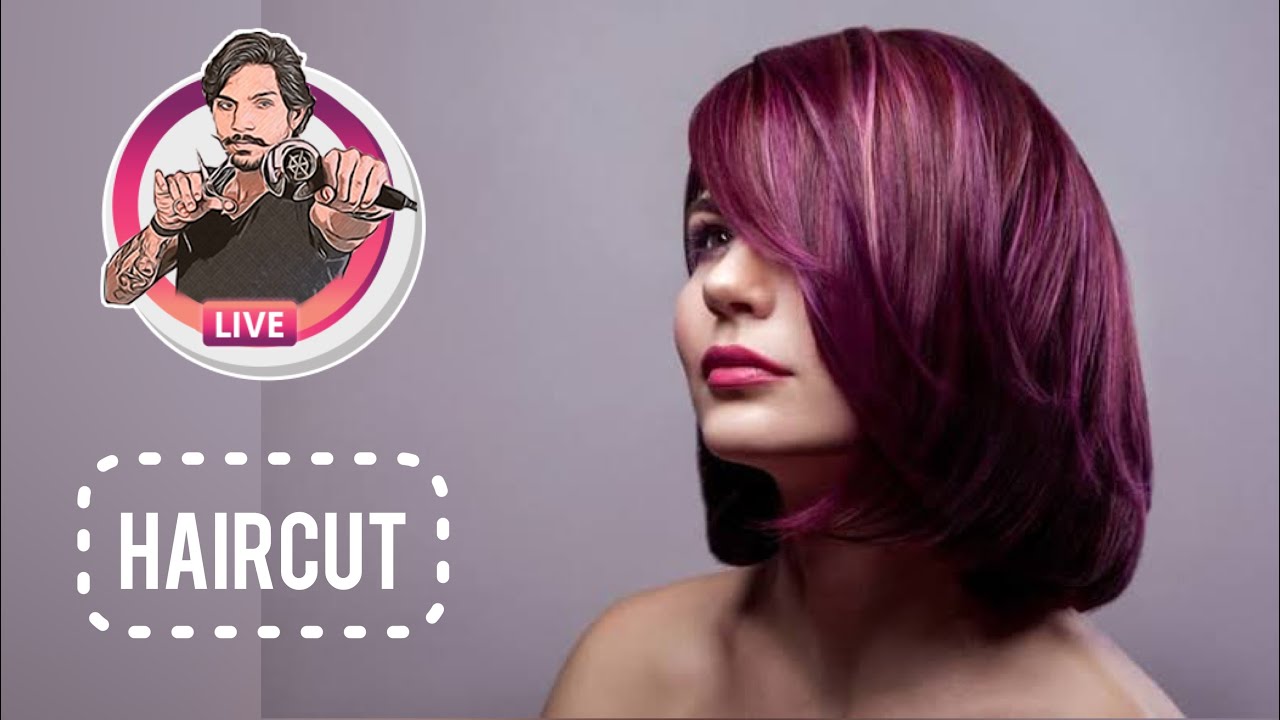First time Live hair cut | multi layer haircut tutorial | multi layer ...