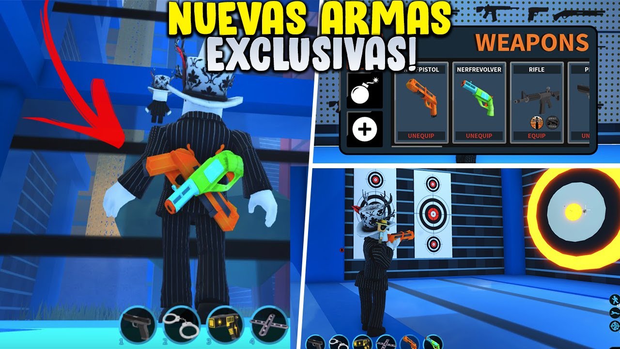 😱COMO CONSEGUIR LAS NUEVAS ARMAS EXCLUSIVAS DE JAILBREAK*JAILBREAK X ...