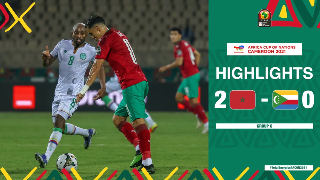 Morocco 🆚 Comoros Highlights - #TotalEnergiesAFCON2021 - Group C - YouTube
