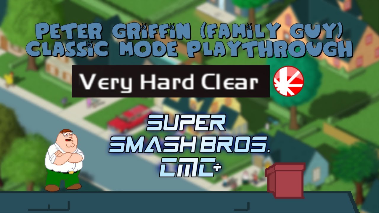 Super Smash Bros. Crusade CMC+ V8 - Peter Griffin (Family Guy) Classic ...