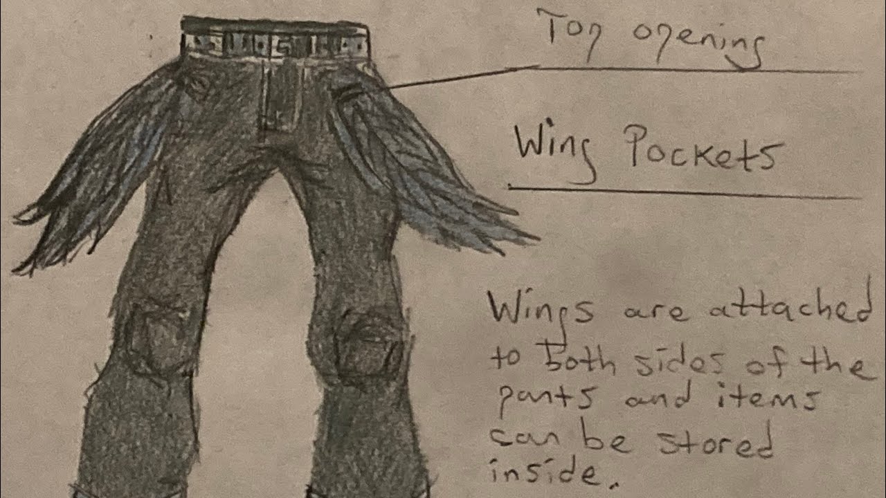 Fashion: Wing Pockets On Pants - YouTube