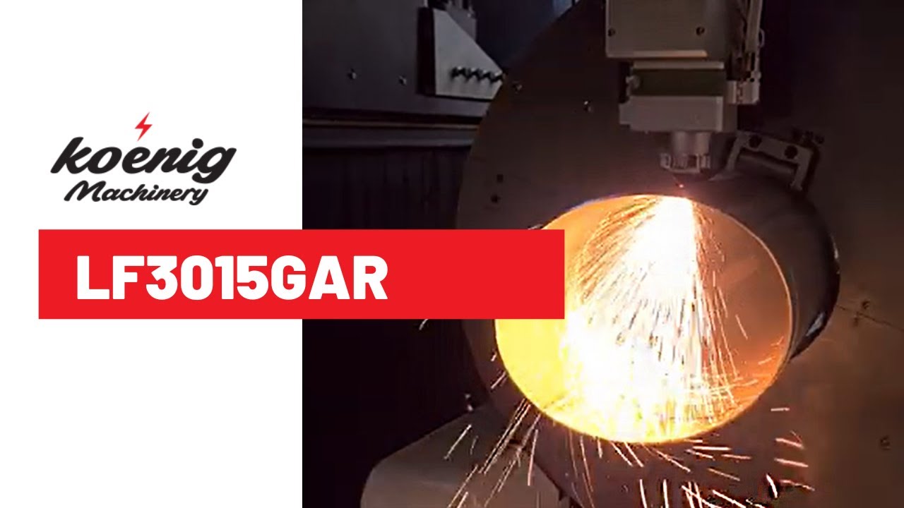 LF3015GAR Metal Cutting with Rotary Tube and Pipe Cutter | Koenig ...