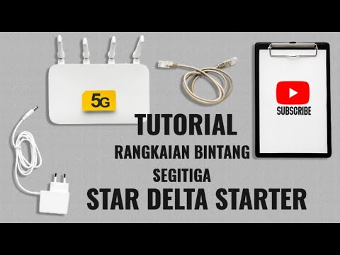 Tutorial Rangkaian Bintang Segitiga (STAR DELTA STARTER) - YouTube