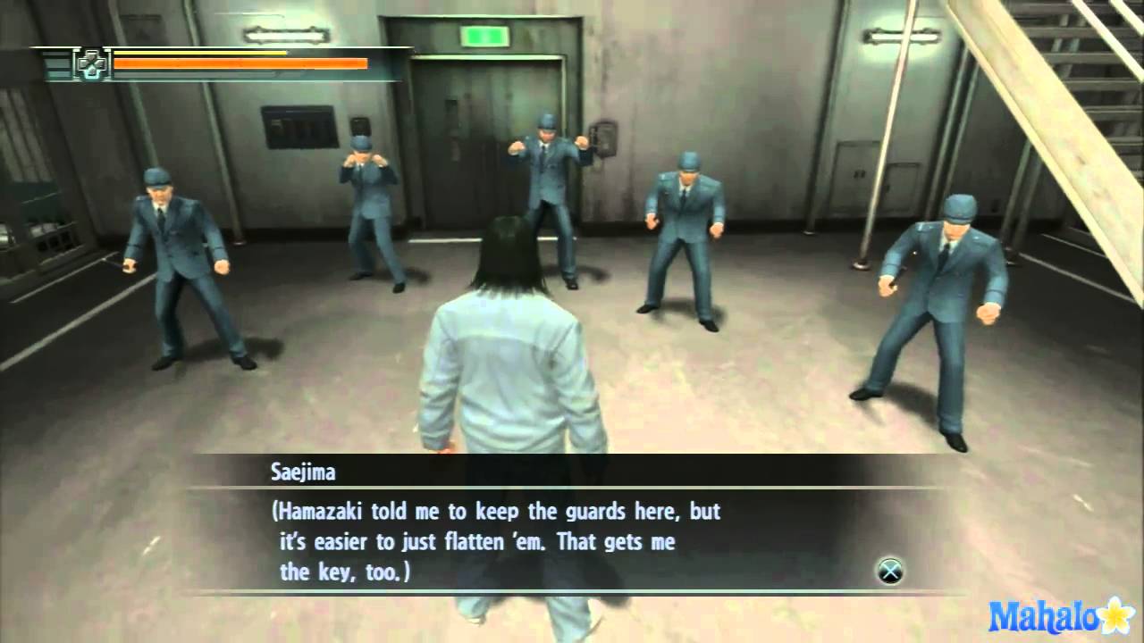 Yakuza 4 Walkthrough-Saejima-Chapter 1, Part 4-Prison Guards - YouTube