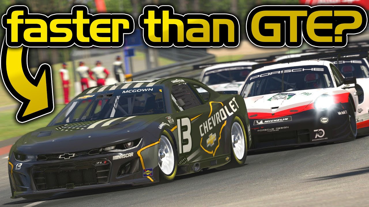 Racing a NASCAR Cup Car at Le Mans!【iRacing】 - YouTube