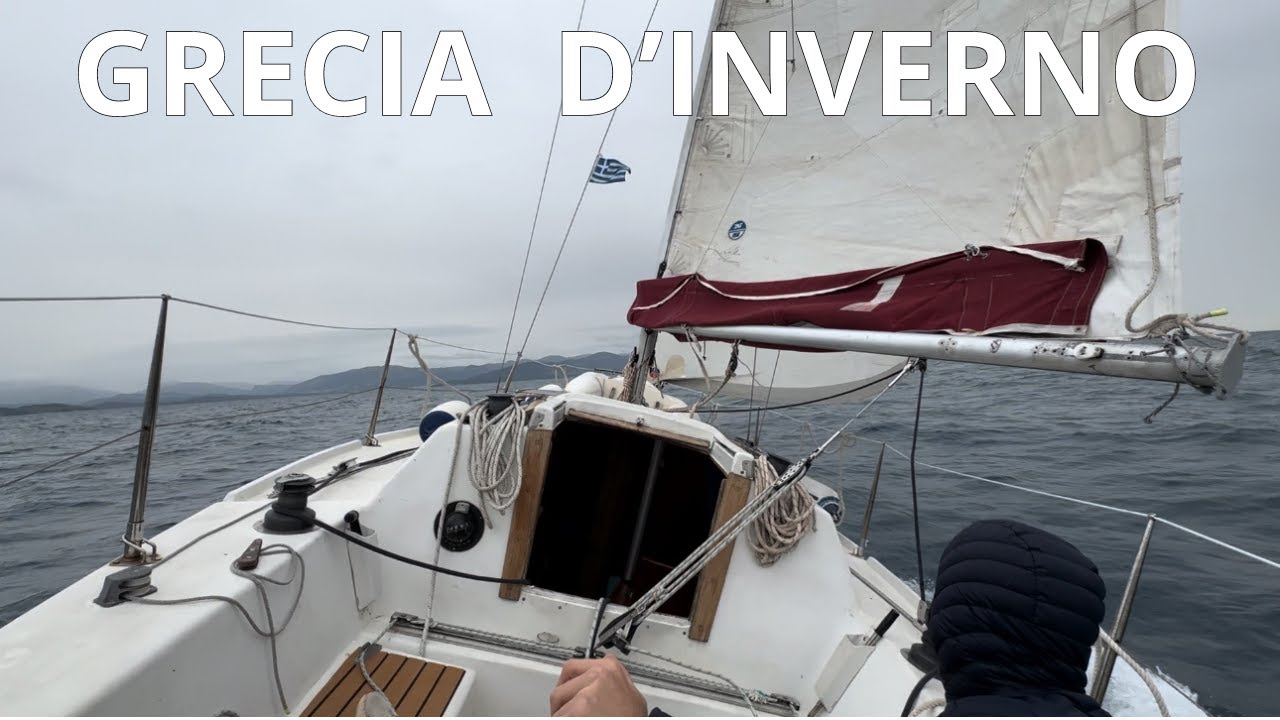 DA CORFU' A PLATARIA IN BARCA A VELA (navigazione invernale) - YouTube