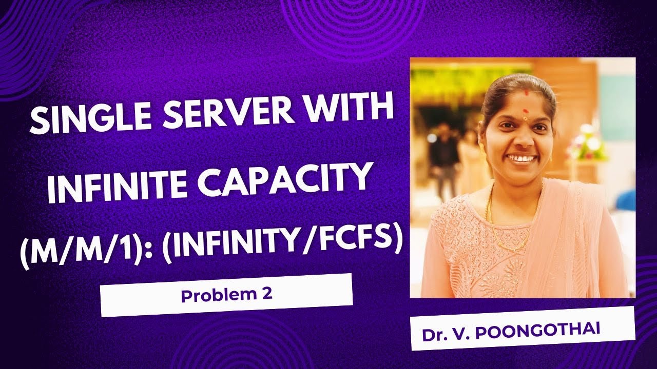 Single server with infinite capacity - Problem 2 - YouTube