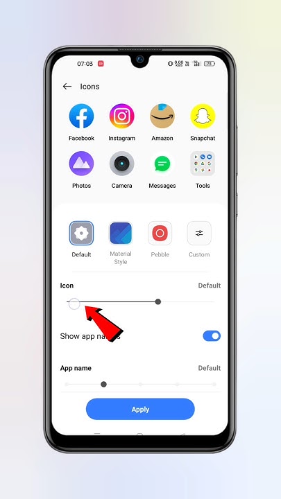 Android app icon size kaise change kare | Android app name size change #techfrack - YouTube