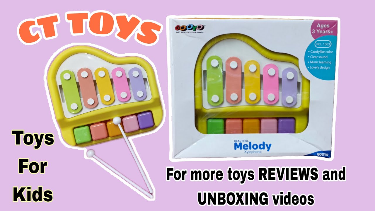 Xylophone and Piano Toy with Colorful Keys for Toddlers and Kids, Toy ...
