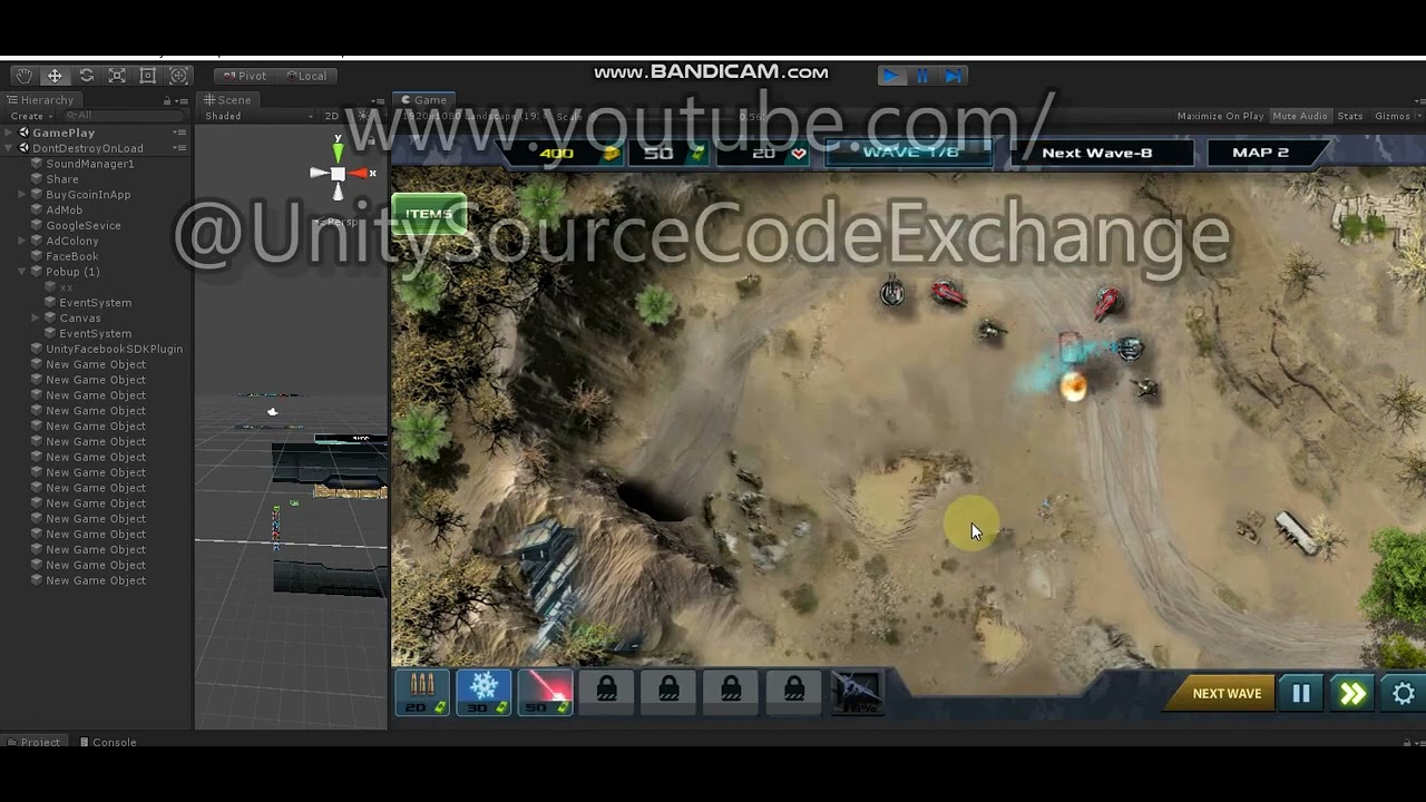 Defense Legend 2 sellunitysourcecode - YouTube