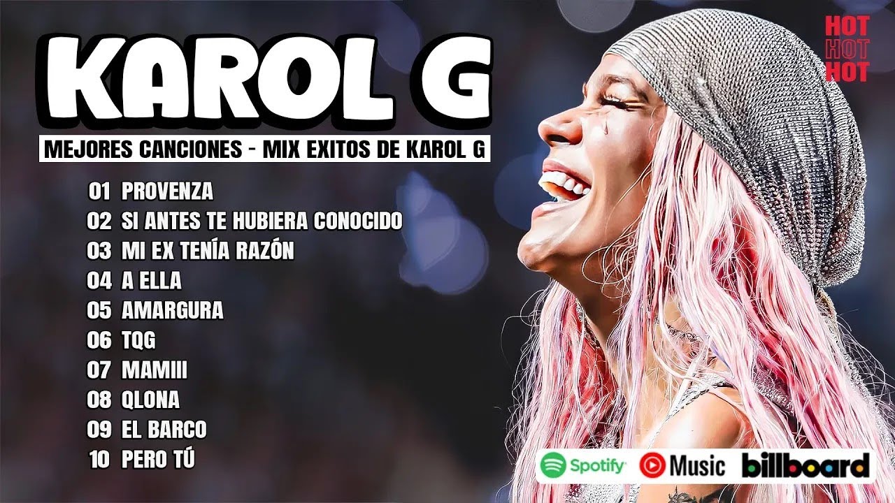 Karol G 2024 - Mejores Canciones de Karol G - Grandes Éxitos De Karol G - YouTube