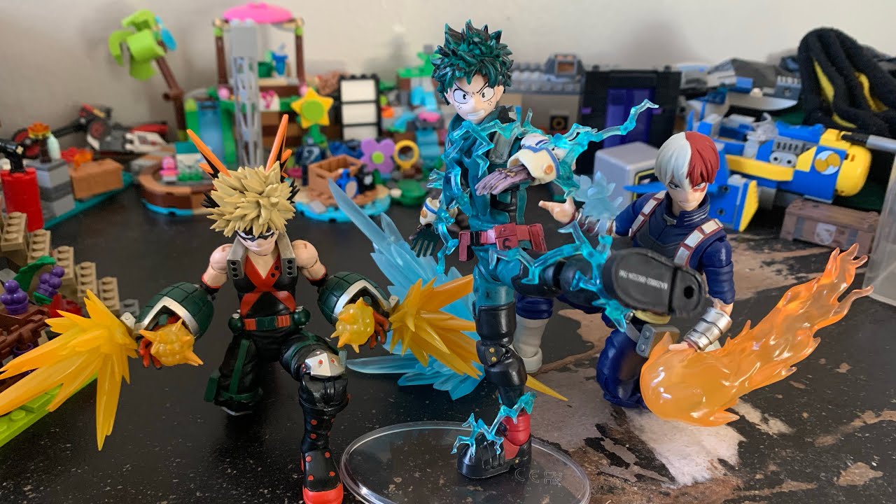 Posing my MHA action figures for the last time.. - YouTube