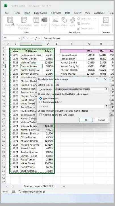 PIVOTBY vs pivot table - what's better ? /#excel /#microsoftexcel /#exceltricks /#pivot_table ...