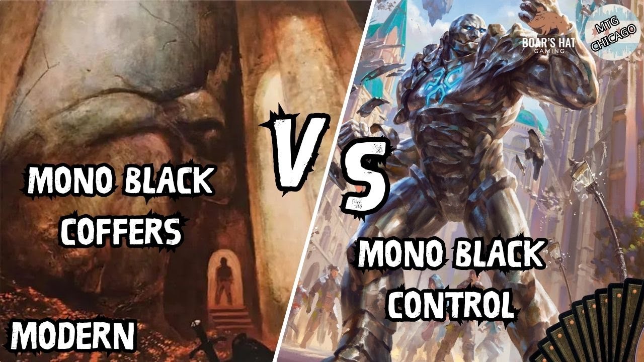 Mono Black Coffers VS Mono Black Control [MTG Modern] - YouTube