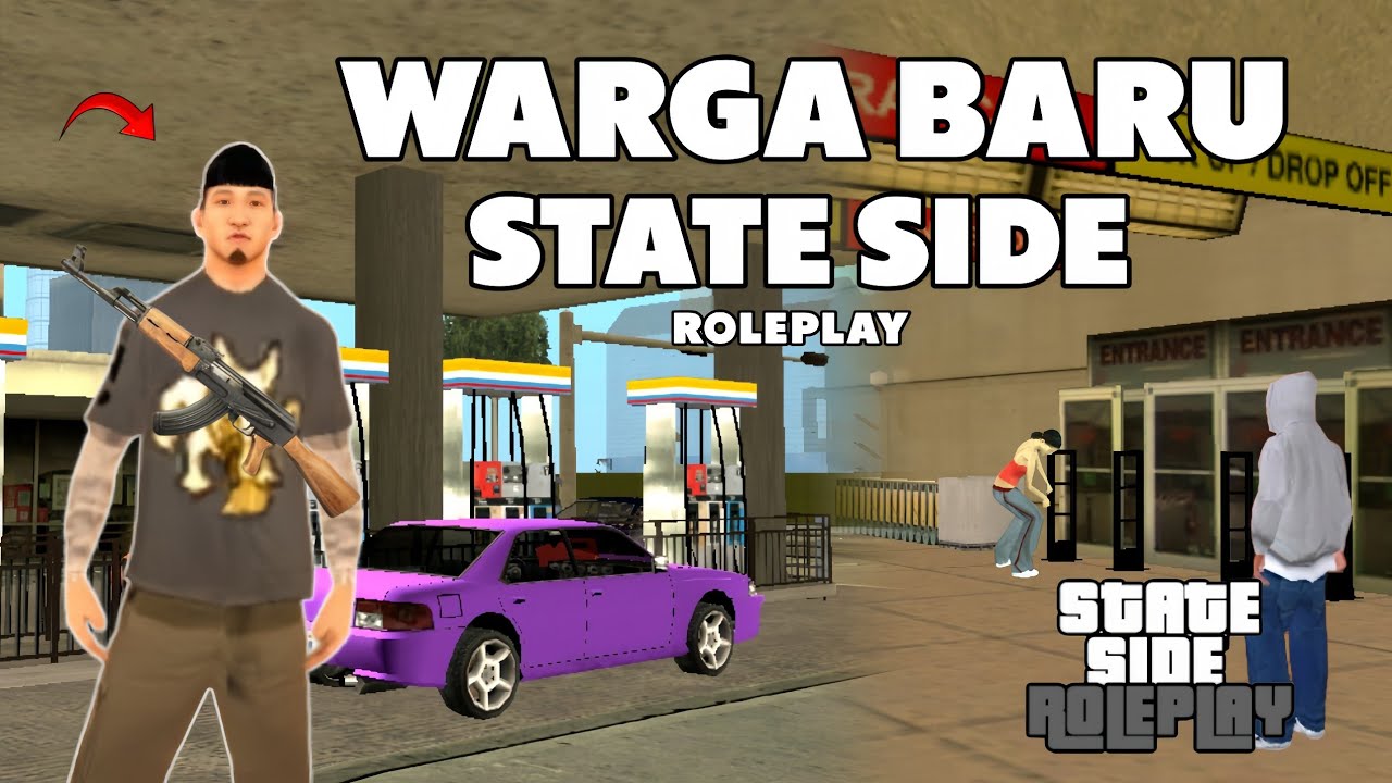 MENJADI WARGA BARU DI KOTA SSRP! STATE SIDE ROLEPLAY - GTA SAMP - YouTube