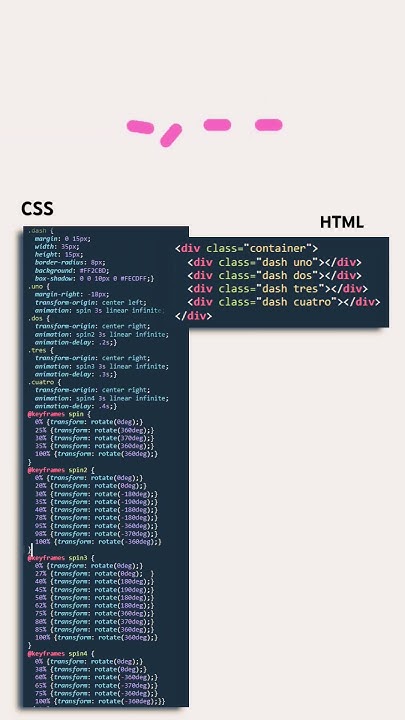 CSS dash loader animation using HTML CSS only #loader #preloader #shorts #webdesign # ...
