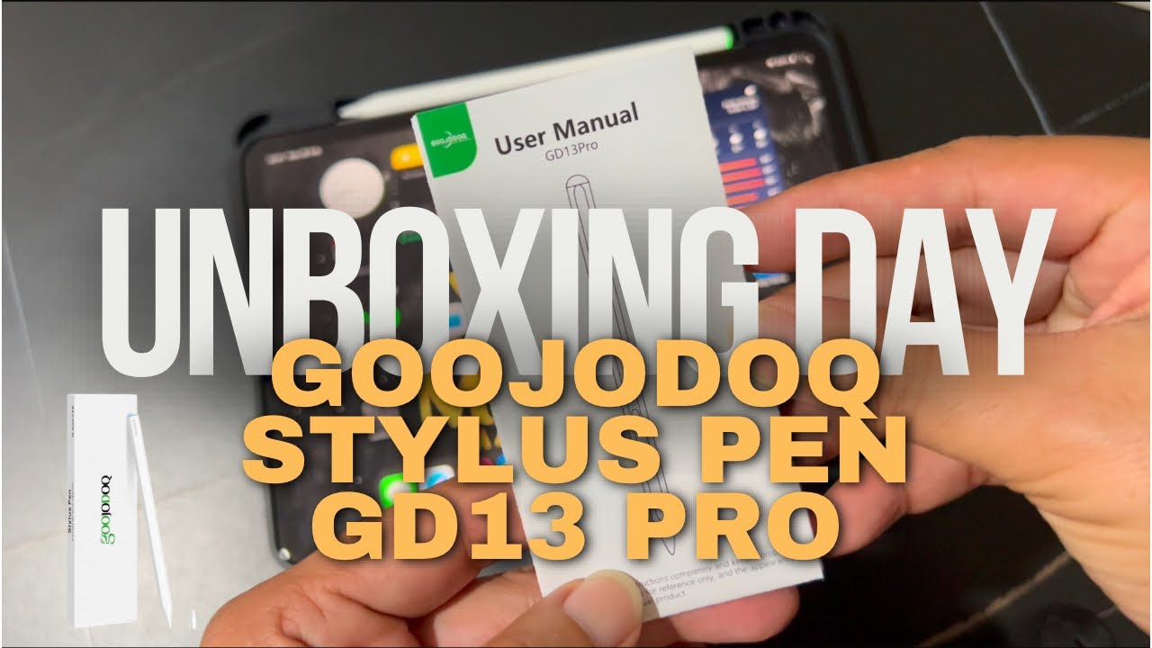 Unboxing Goojodoq Stylus Pen GD13 Pro - YouTube