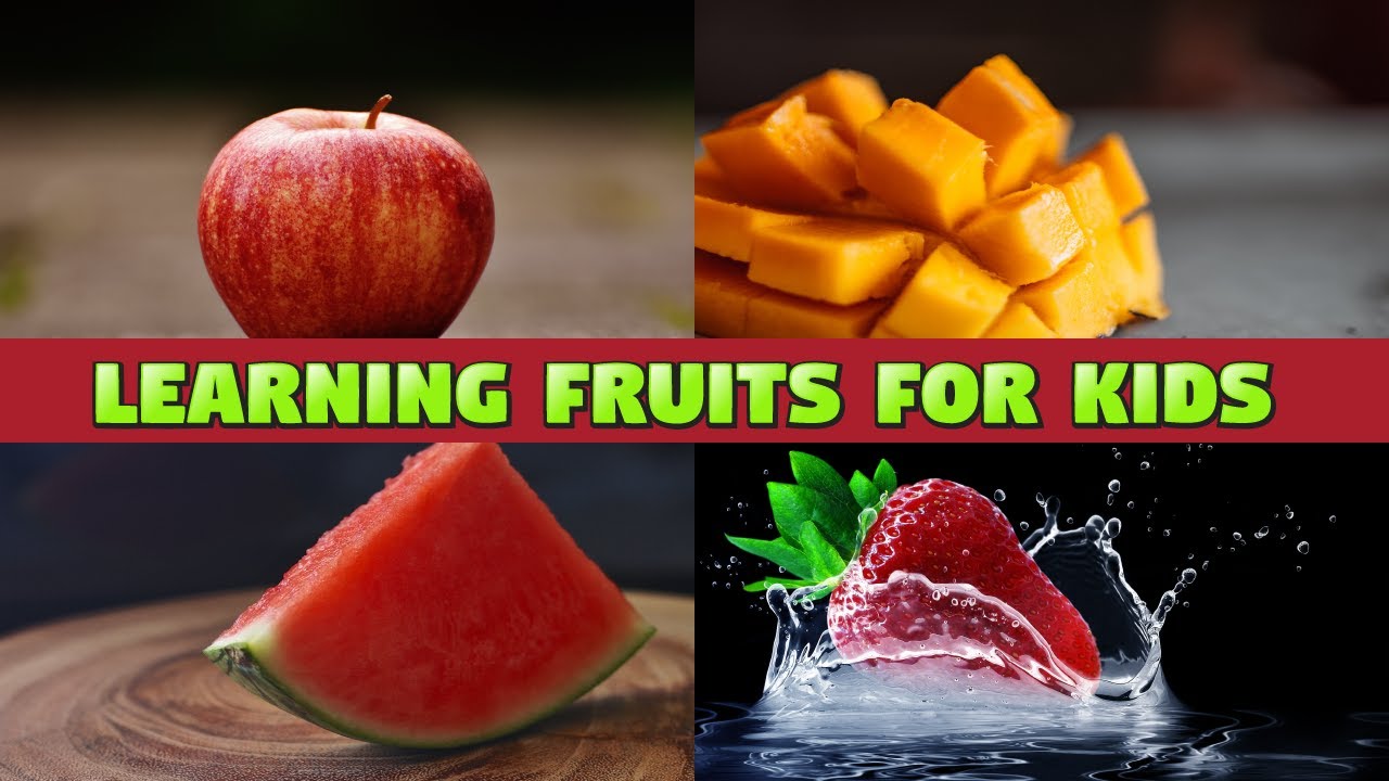 FAVORITE FRUITS FOR KIDS - FRUIT NAMES, COLORS, AND SHAPES FOR KIDS ...