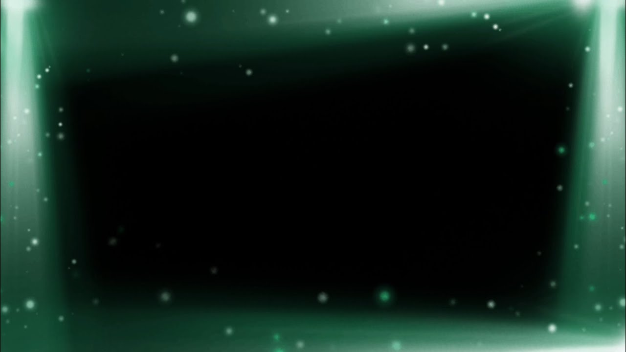 green Border 🫵 Template Black screen effect 🍁 HD quality with Green 💚 ...