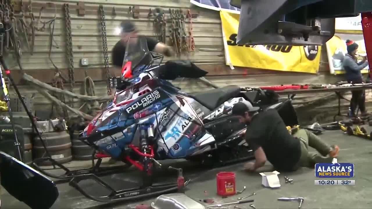 Iron Dog 2025: Wrench day continues as riders prepare to head back down ...