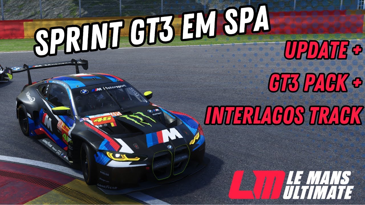 Sprint GT3 em Spa depois do Update + GT3 pack + Interlagos track - Le ...