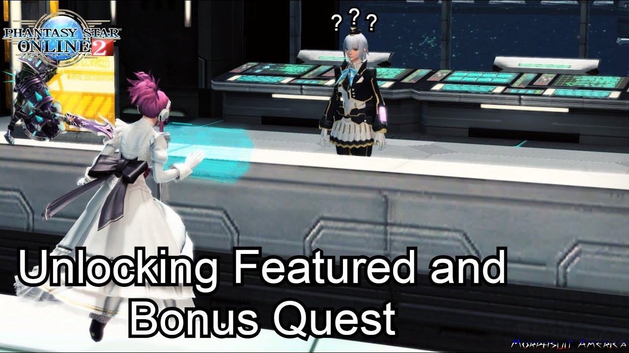 [Jp] PSO2 Unlocking Featured and Bonus Quest - YouTube