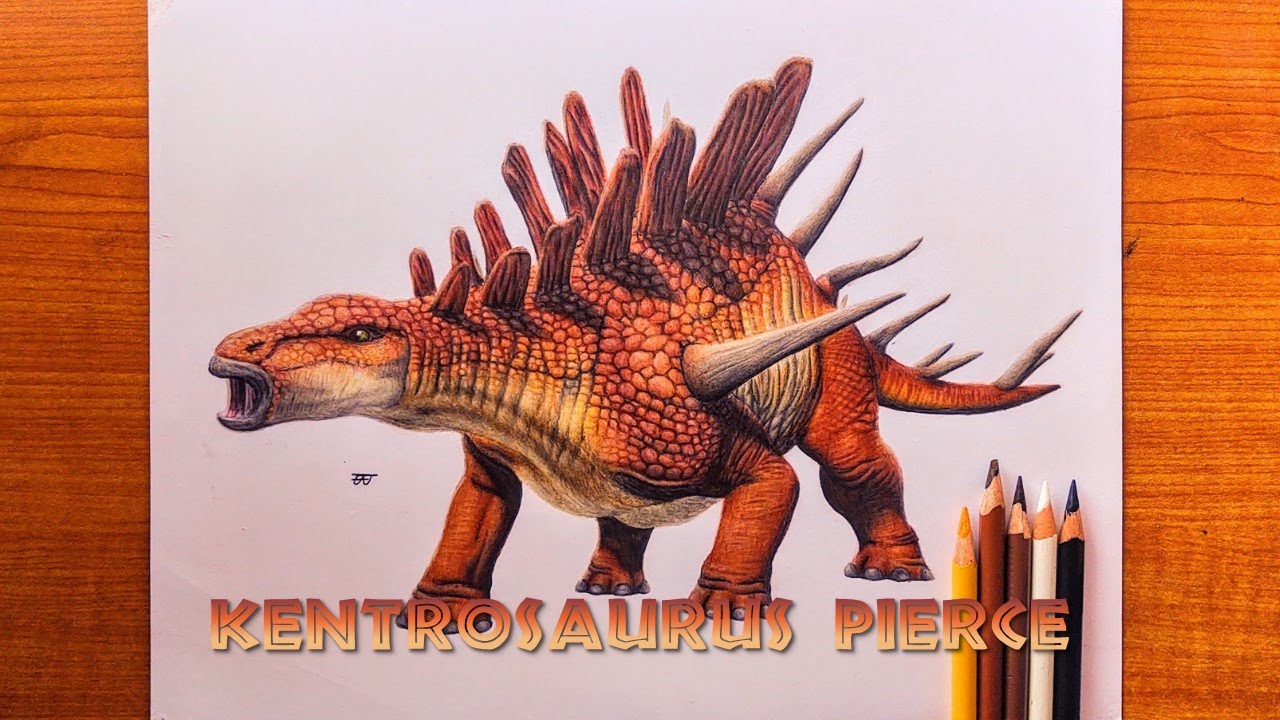 ¡Dibujando a Pierce de Camp Cretaceous! | Jurassic World Speed Drawing ...