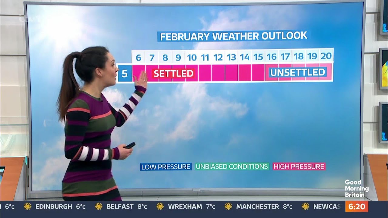 Laura Tobin - GMB Weather 06Feb2025 - YouTube