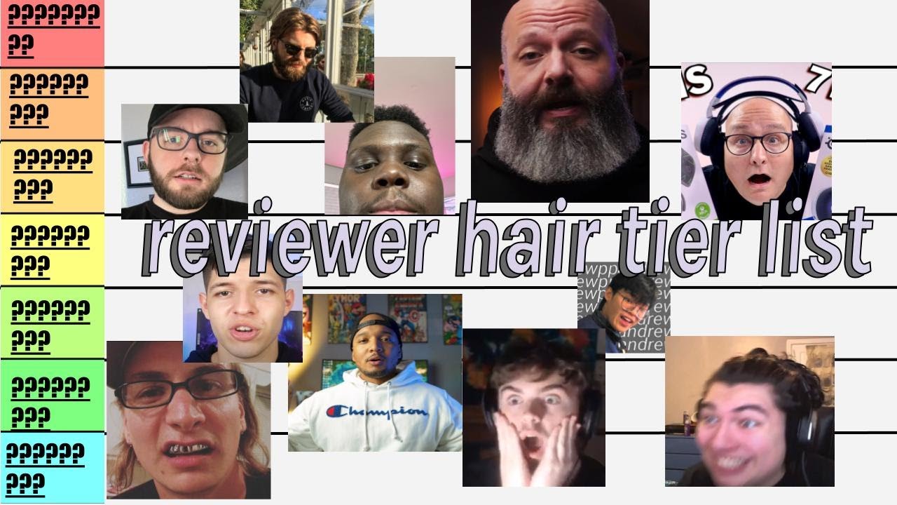 reviewer hair tier list - YouTube