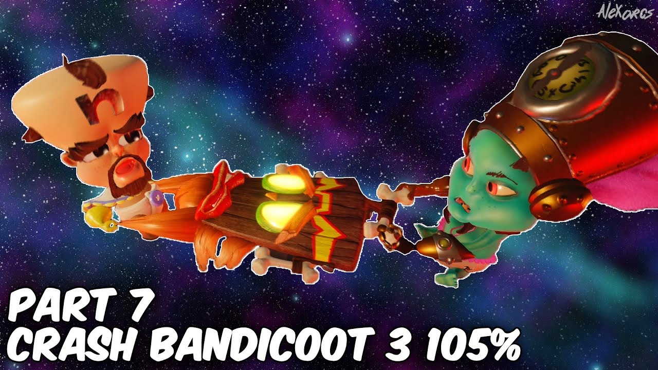 BABY CORTEX IS SO CUTE! | Crash Bandicoot 3 N. Sane Trilogy 105% | Part ...