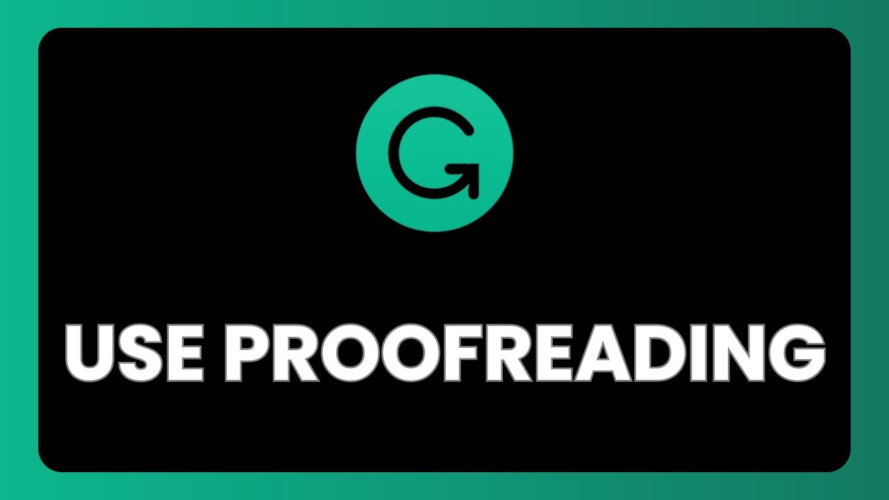 How to Use Grammarly for Proofreading - YouTube