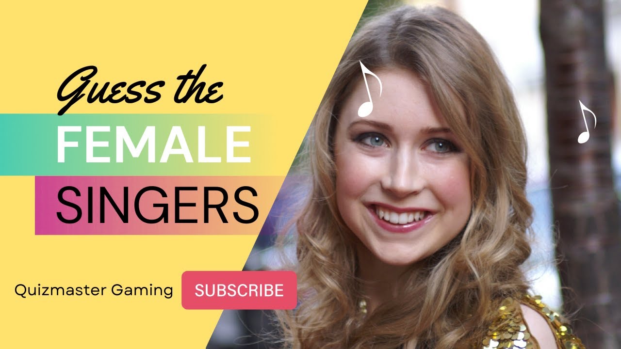 Hit the High Notes: Can You Guess These Female Singers? | Guess the ...