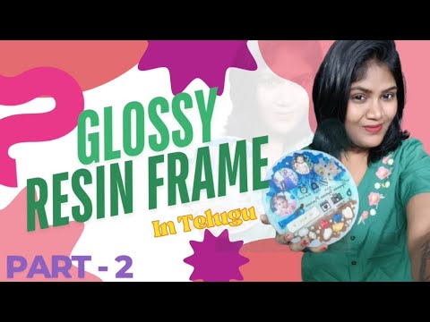 GLOSSY OCEAN RESIN ART || PART - 2 || Resin Art In Telugu.. - YouTube