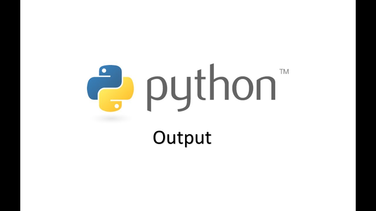 Output Print Function Python Programming Youtube