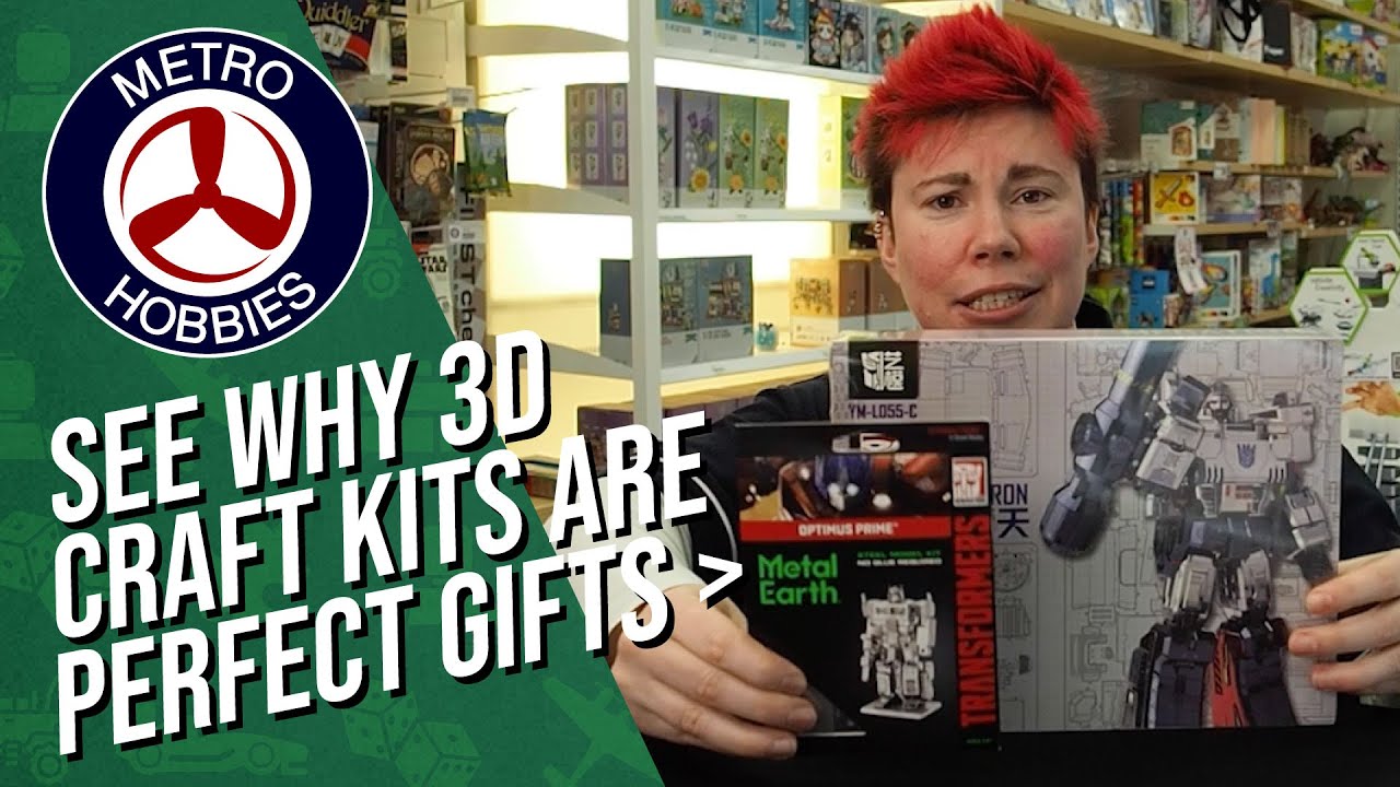 3D Metal and Wooden Craft Model Kits - A great surprise holiday present ...