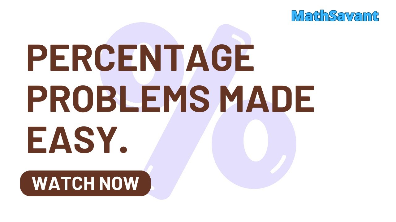 💯 Mastering Percentages Made Simple! 📊 💯 - YouTube