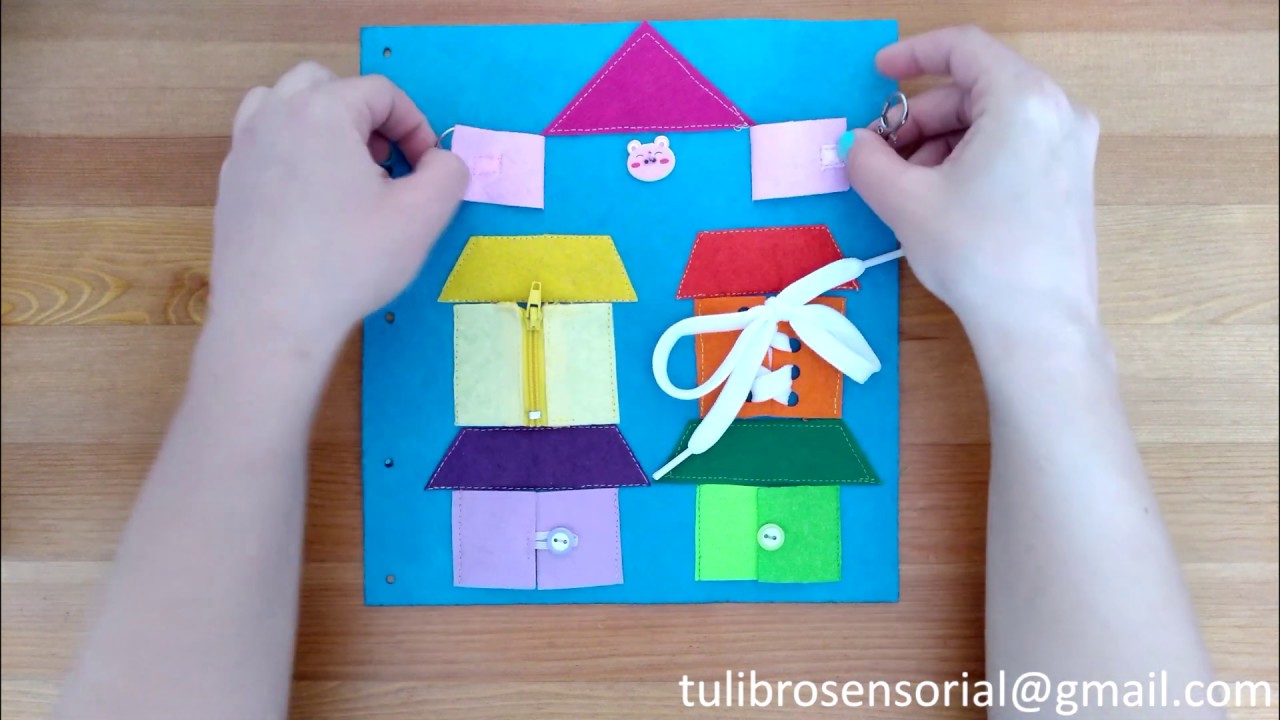 ABRIR Y CERRAR - Actividad para Tu Libro Sensorial - Página Quiet Book ...