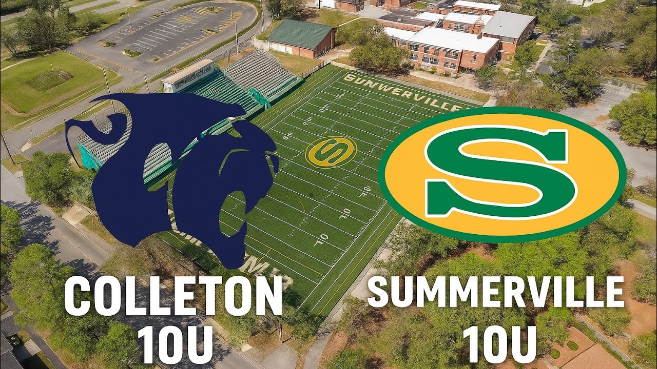 Colleton County 10u vs Summerville 10u - YouTube