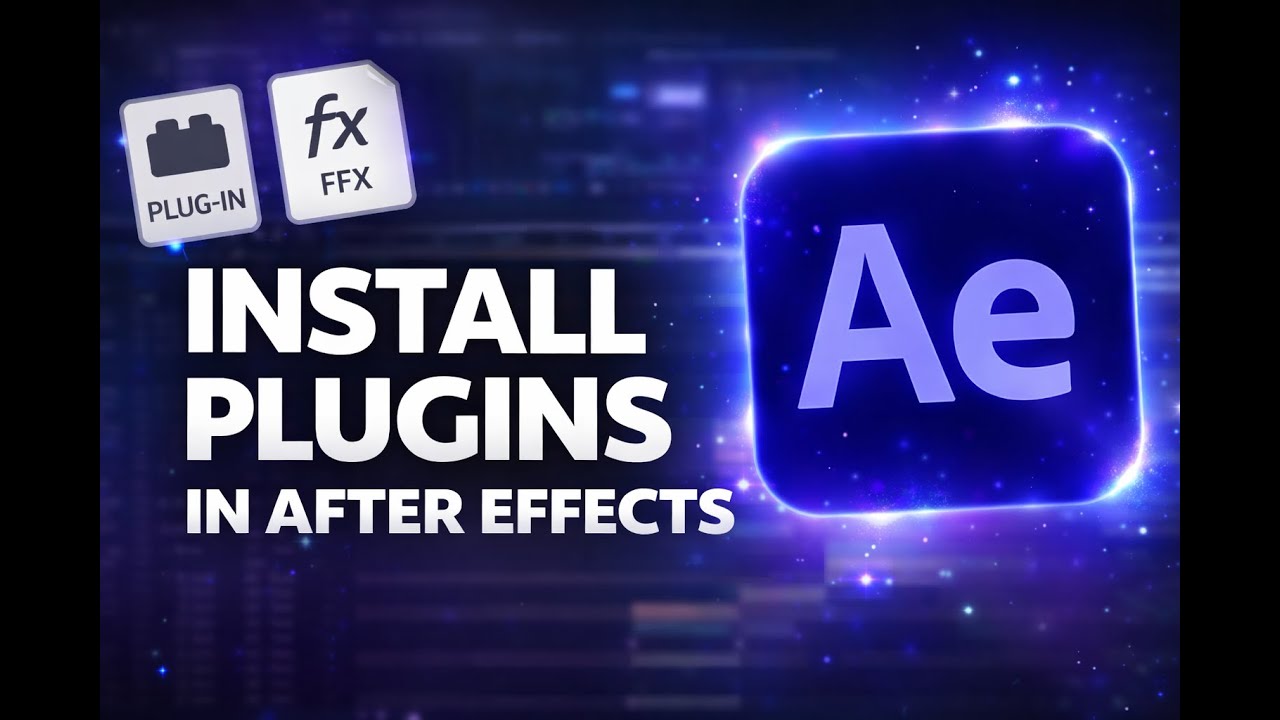 How to install Plug-ins in after effects || Easy Way to install plugin ...