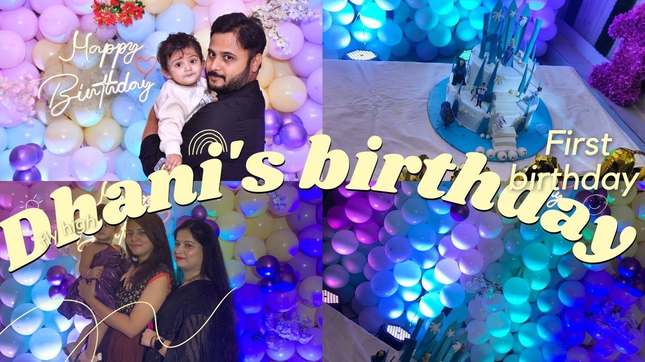 Dhani' First birthday celebration 🎈|Baby Girl Birthday # ...